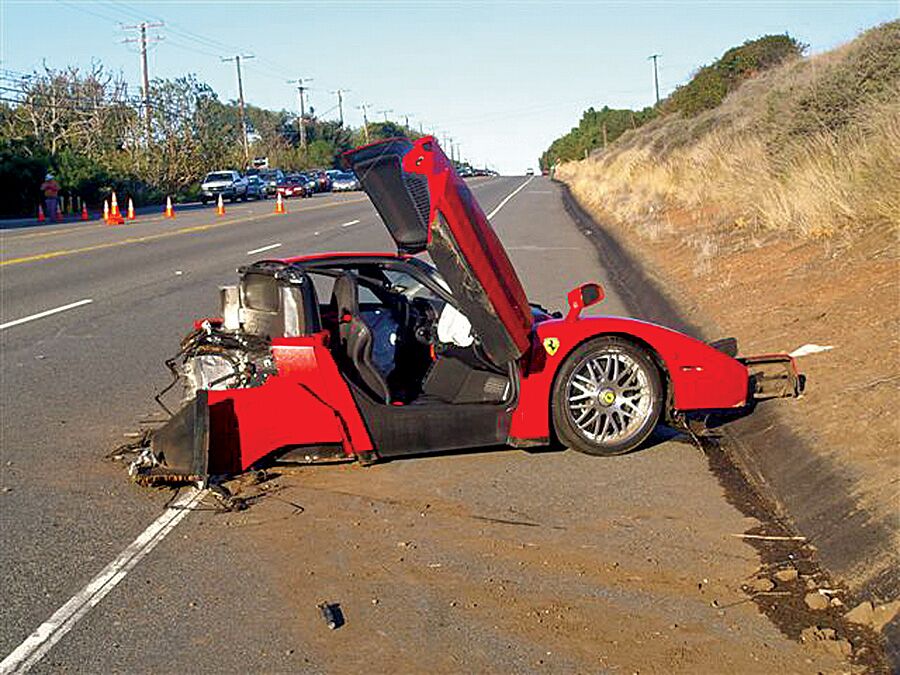 crashed enzo